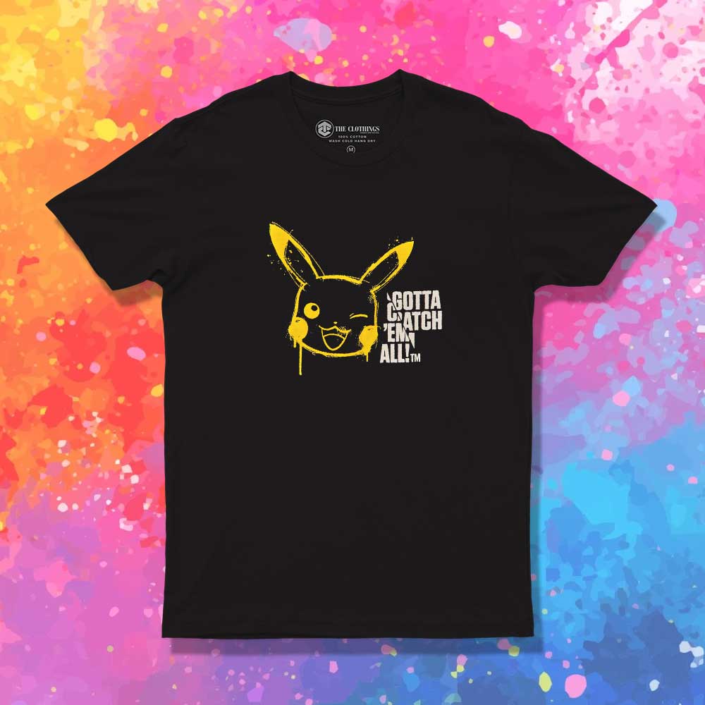 Best Dripping Pikachu Pokemon T Shirt Custom Design At